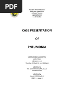 Case Study Pneumonia | PDF | Lung | Pneumonia