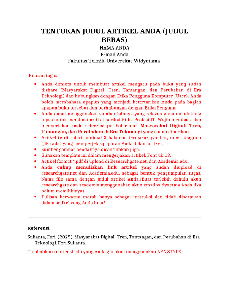 Artikel Etika Profesi Tugas Pertemuan 5 | PDF