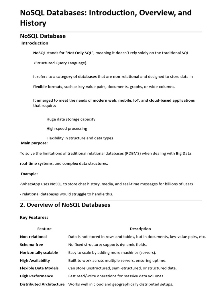ADBMS 3.1 | PDF | No Sql | Databases