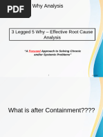3-Legged 5 Why Analysis Guide | PDF | Business