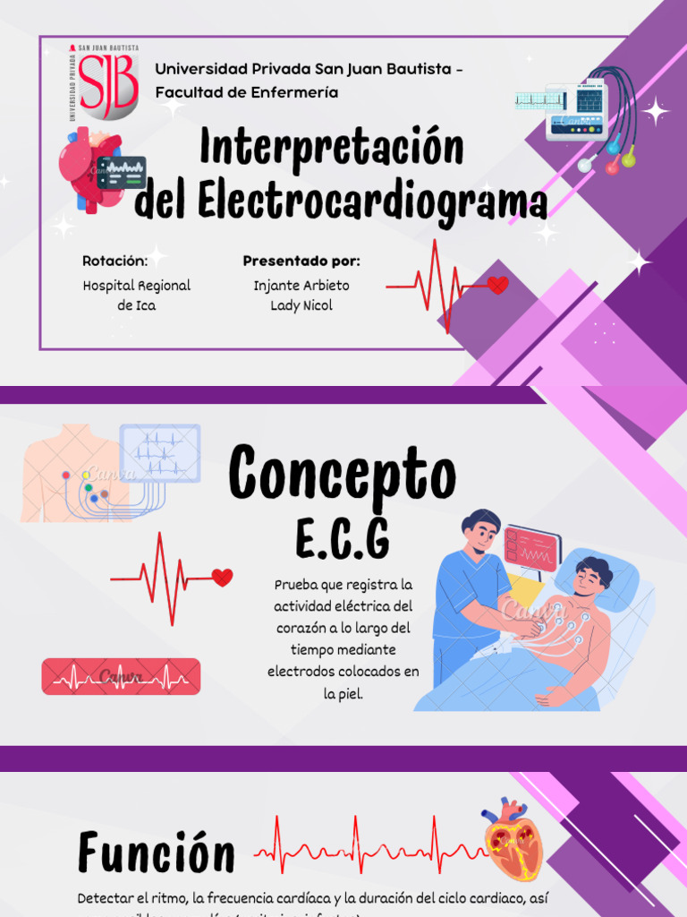 Interpretacion Del Electrocardiograma | PDF | Corazón | Ventrículo ...