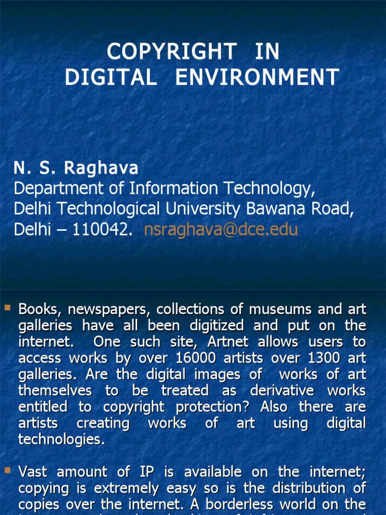 8 Ipr | PDF | Video On Demand | Copyright