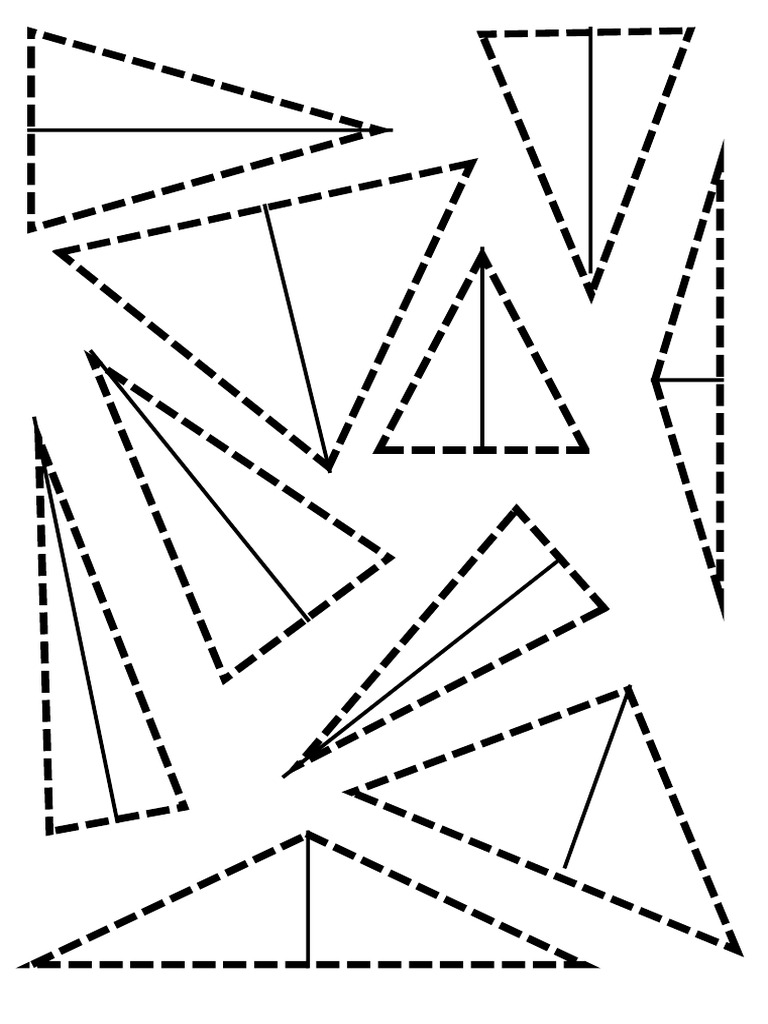Colorful Fun Cutting Practice Triangles Worksheet Set - 20250929 ...