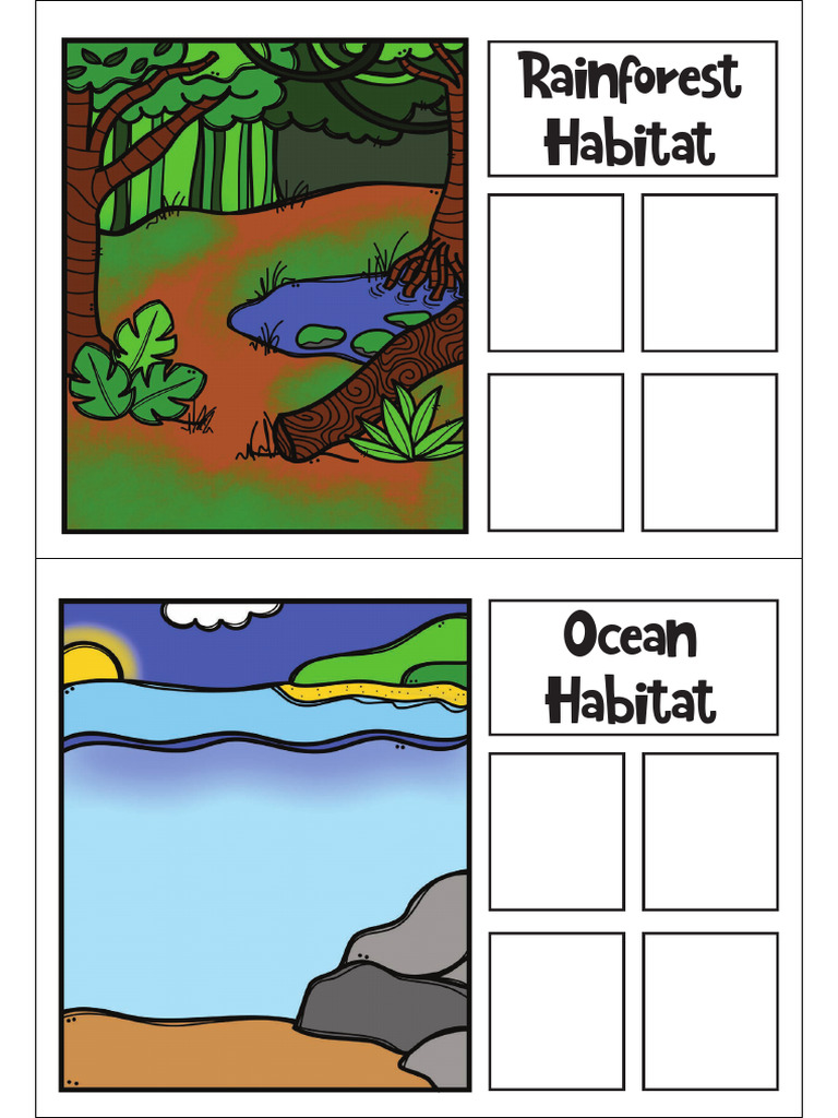 Free - Animal Habitats Sorting Mats2 | PDF