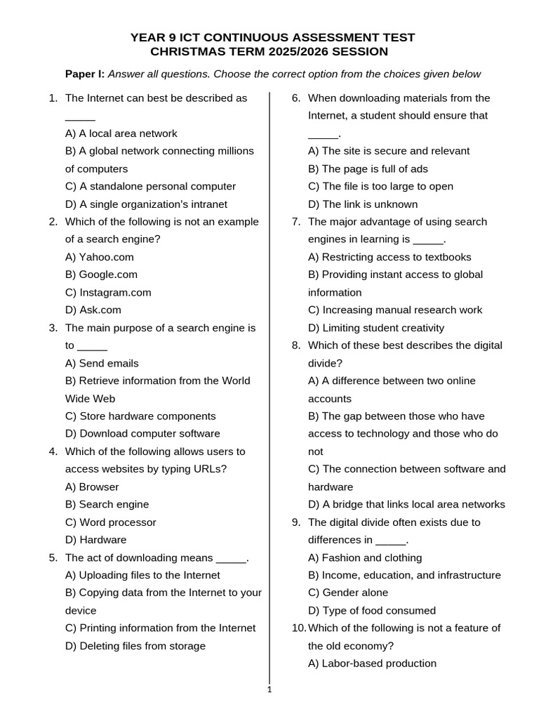 COMPUTER | PDF | Internet | Information And Communications Technology