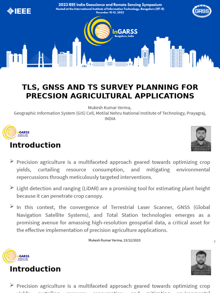 IEEE InGARSS2023 Presentation Template | PDF | Lidar | Geographic ...