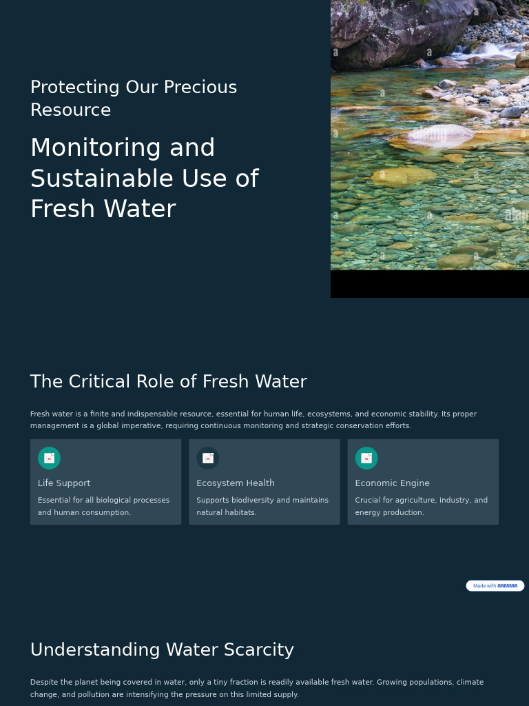 Protecting Our Precious Resource | PDF | Water Resources | Water