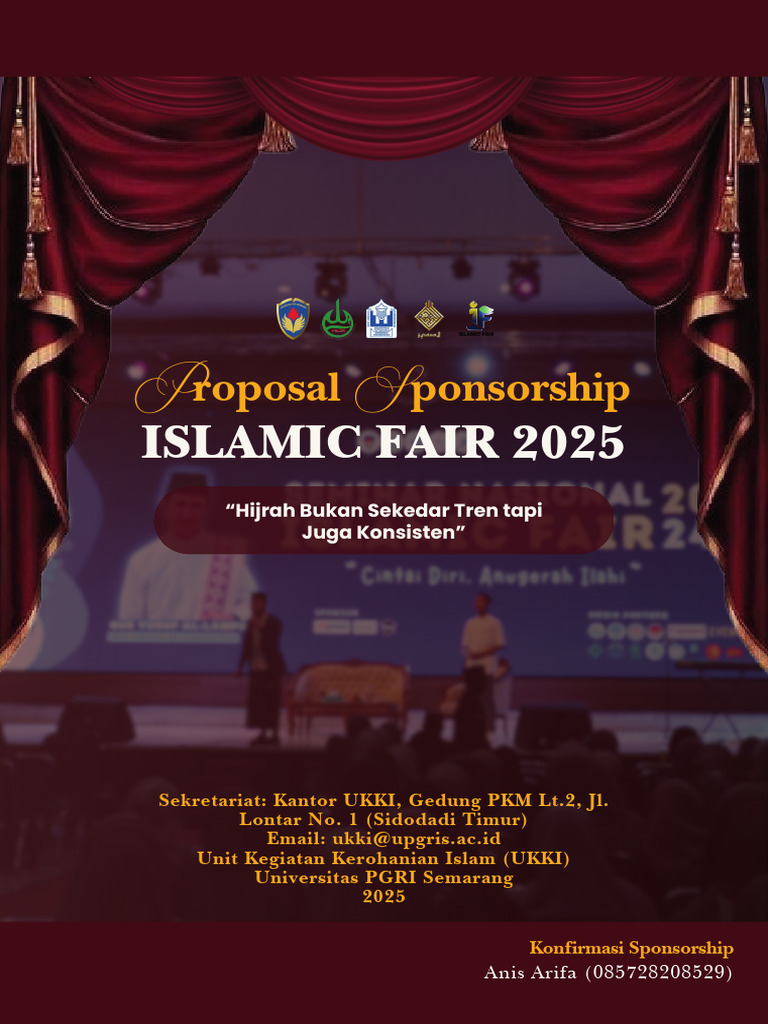 Sponsorship Islamic Fair 2025 UPGRIS | PDF