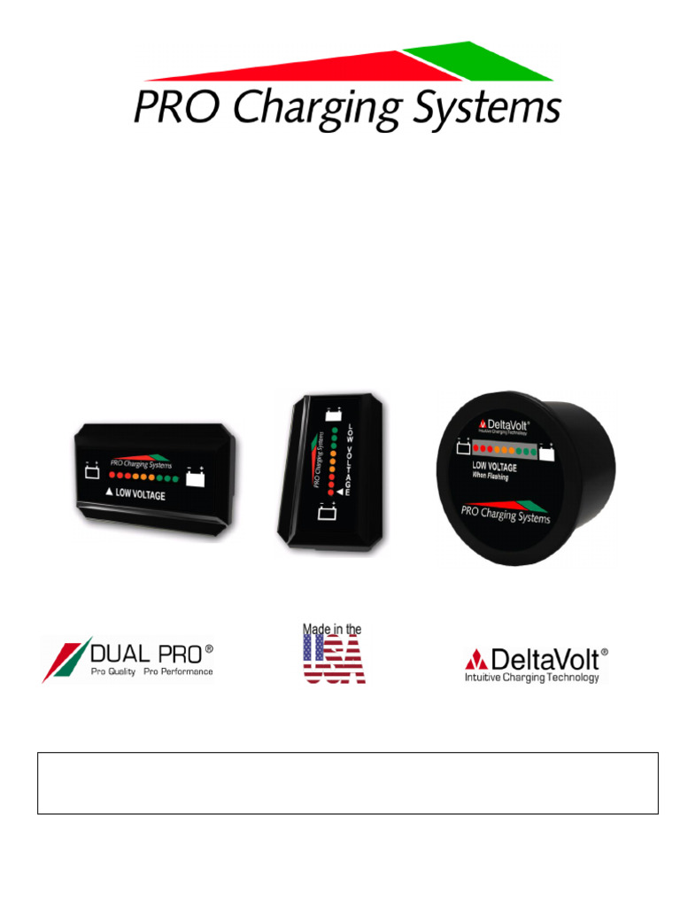 Battery Fuel Gauge Safety & Installation Guide | PDF | Light Emitting ...