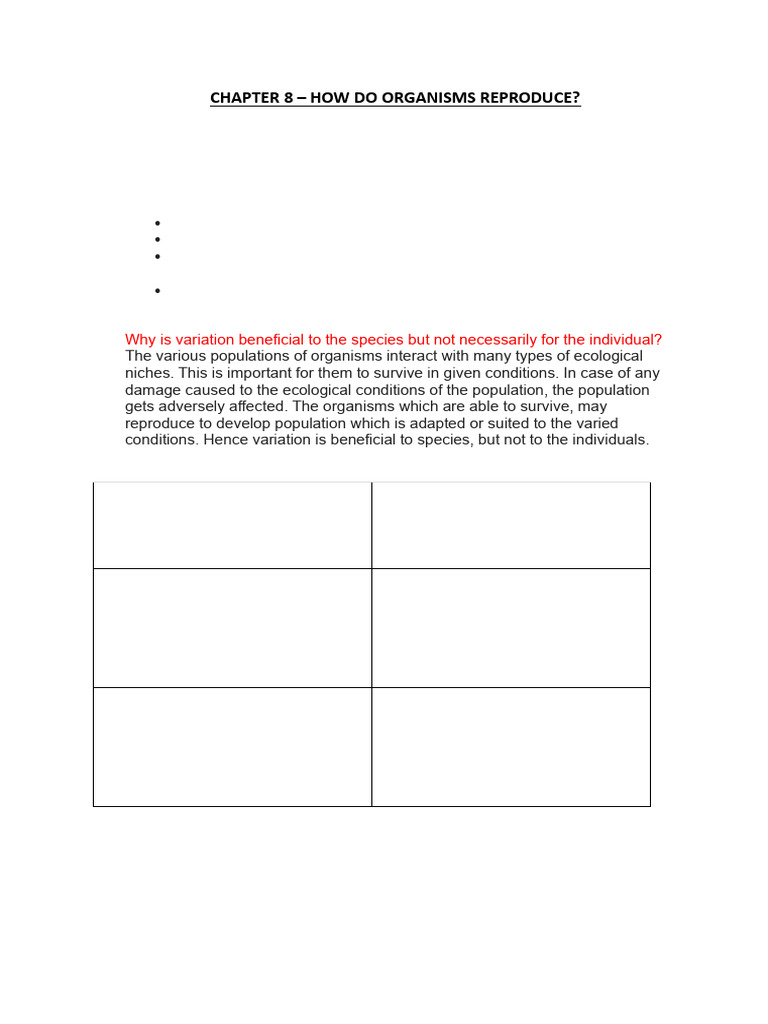 How Do Organisms Reproduce QA | PDF | Reproduction | Birth Control