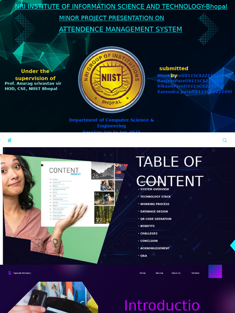 Attendence Mana - Optimized | PDF | Databases | Qr Code