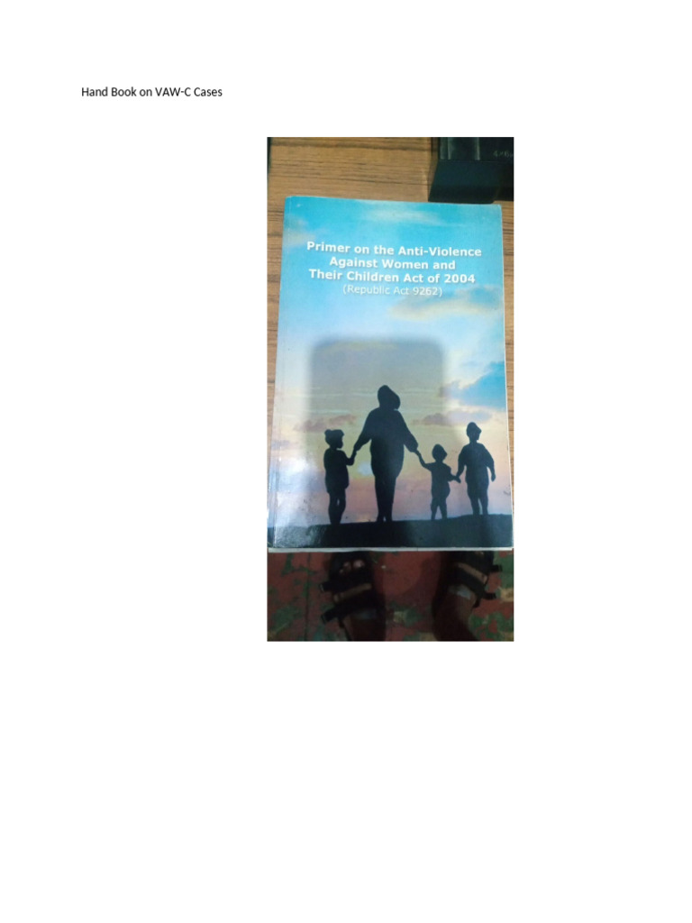 Hand Book On VAW | PDF