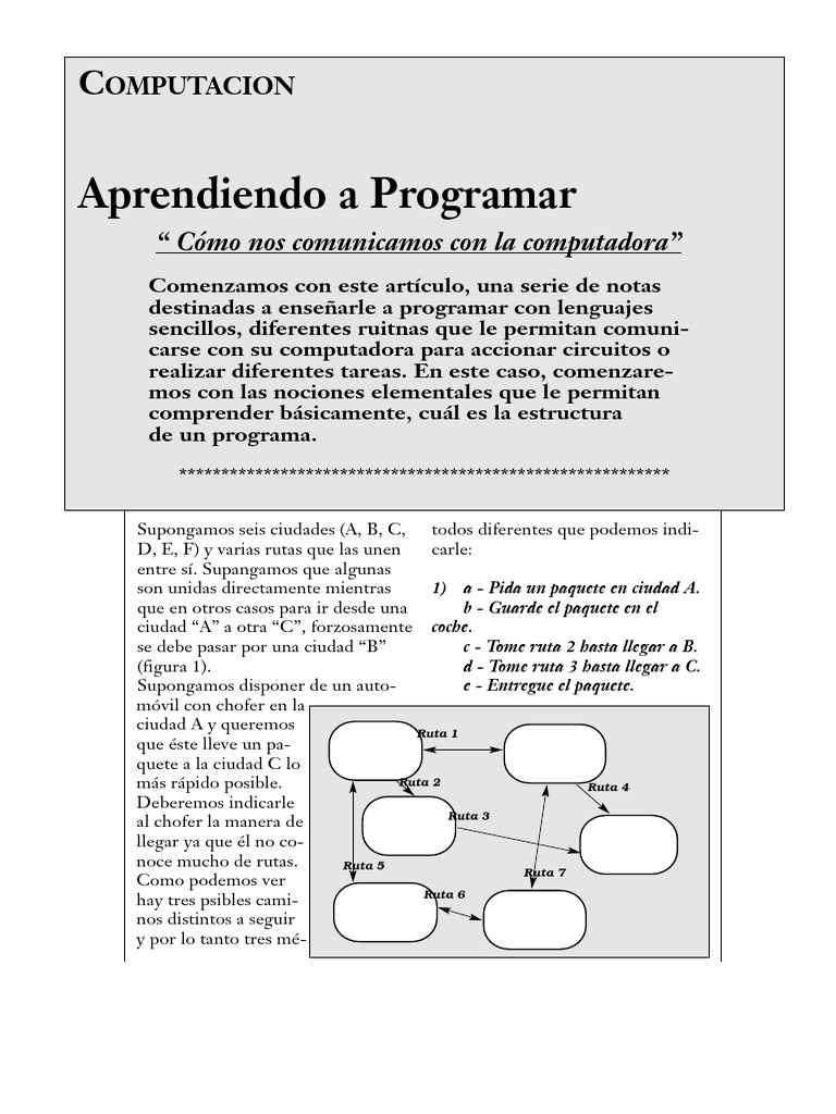Aprendiendo A Programar | PDF | Programa de computadora | Programación