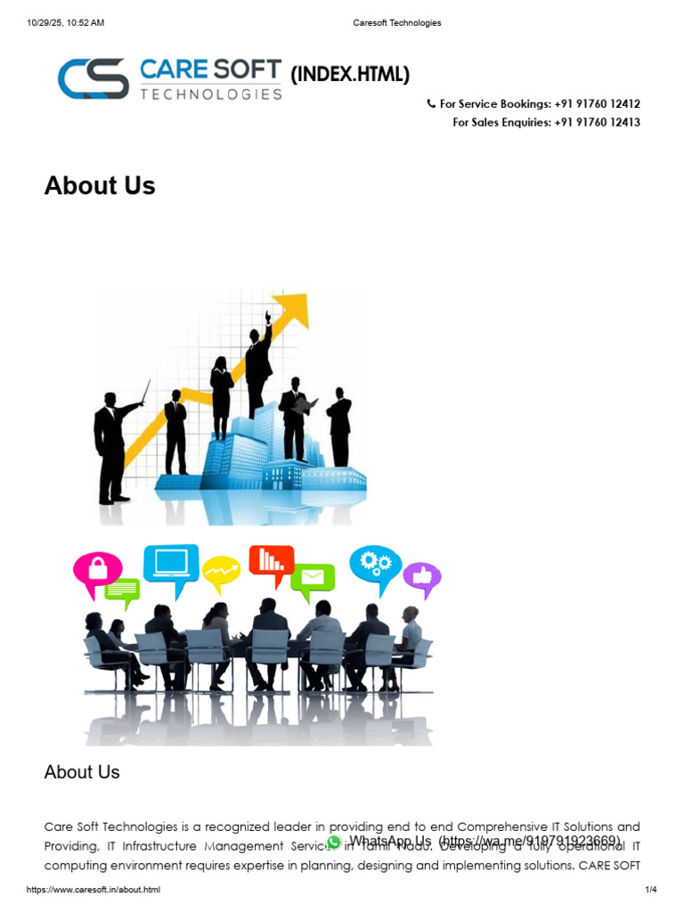 Caresoft Technologies About Us | PDF | Computing | Software
