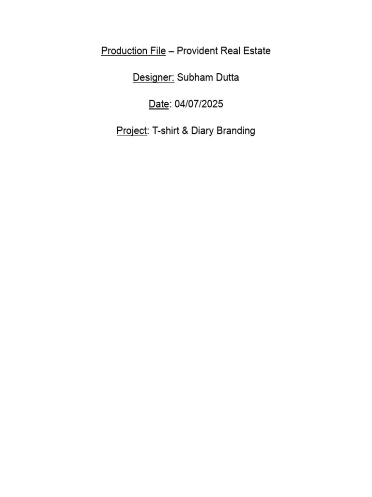 Production File 1 | PDF