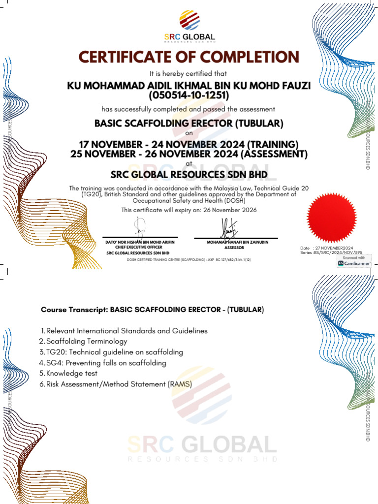 Ku Mohammad Aidil Ikhmal Bin Ku Mohd Fauzi | PDF