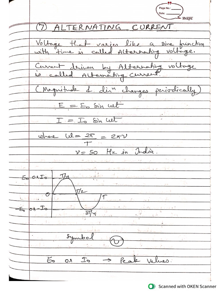 Alternating Current | PDF