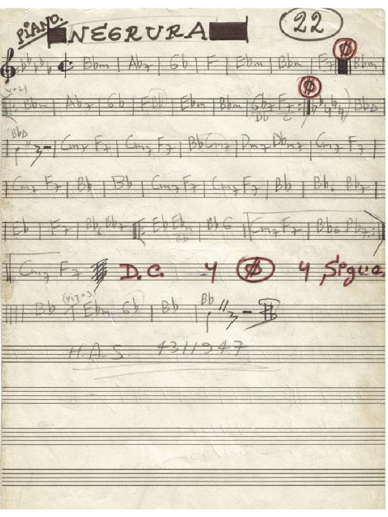 Negrura Piano Abm7 | PDF