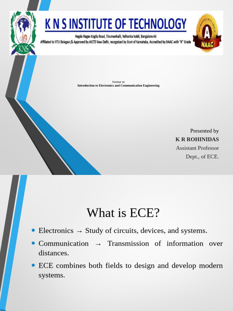 Introduction - To - ECE Sep 2025 | PDF | Electronic Engineering ...