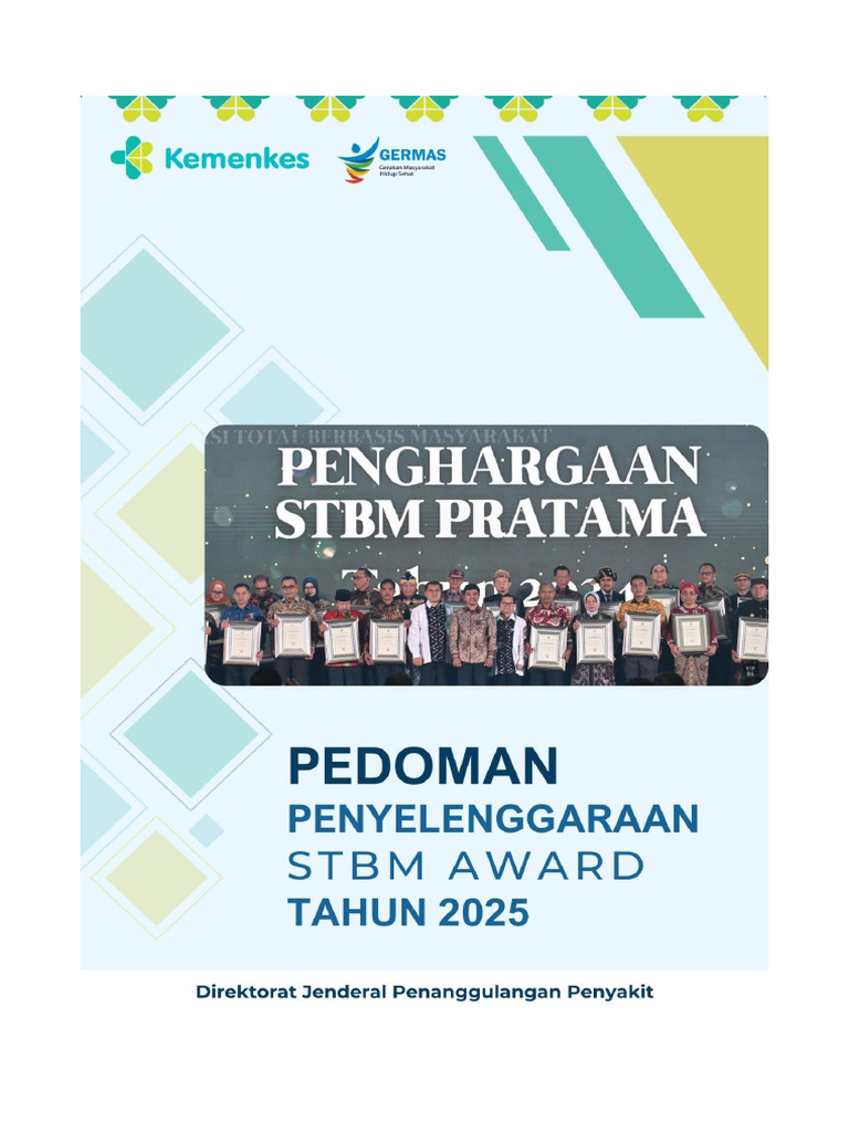 Pedoman STBM Award 2025 untuk Kabupaten/Kota | PDF
