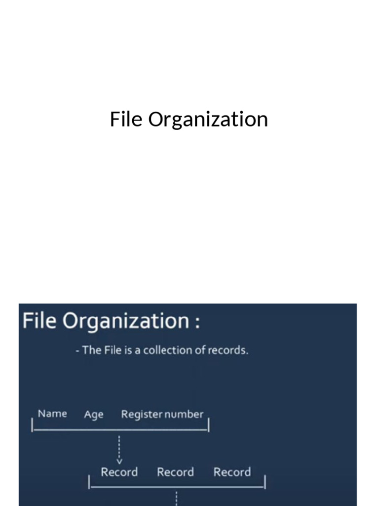 Heap File Organization in DBMS | PDF