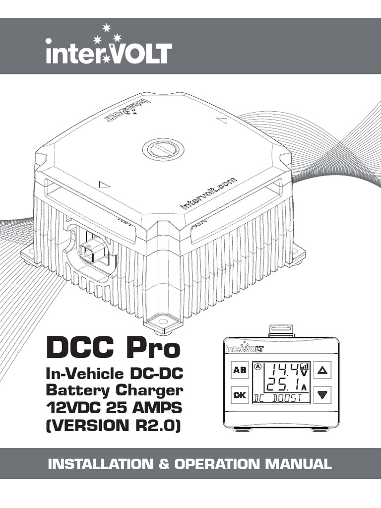 DCC Pro 12V 25A Charger Manual | PDF | Electrical Connector ...
