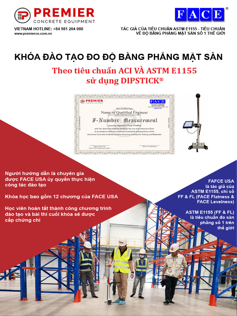 Dipstick ASTM E1155 Training PCE Viet Nam | PDF