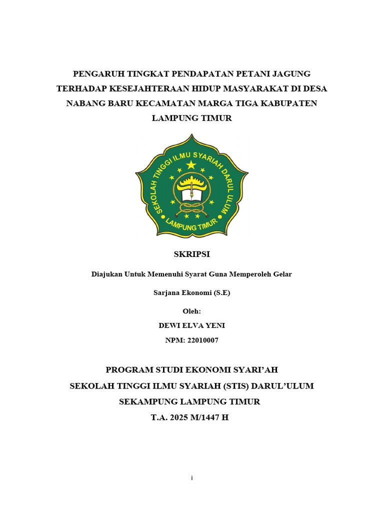 Cover Daftar Isi | PDF