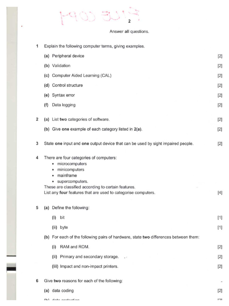 (2013) Computer Studies | PDF