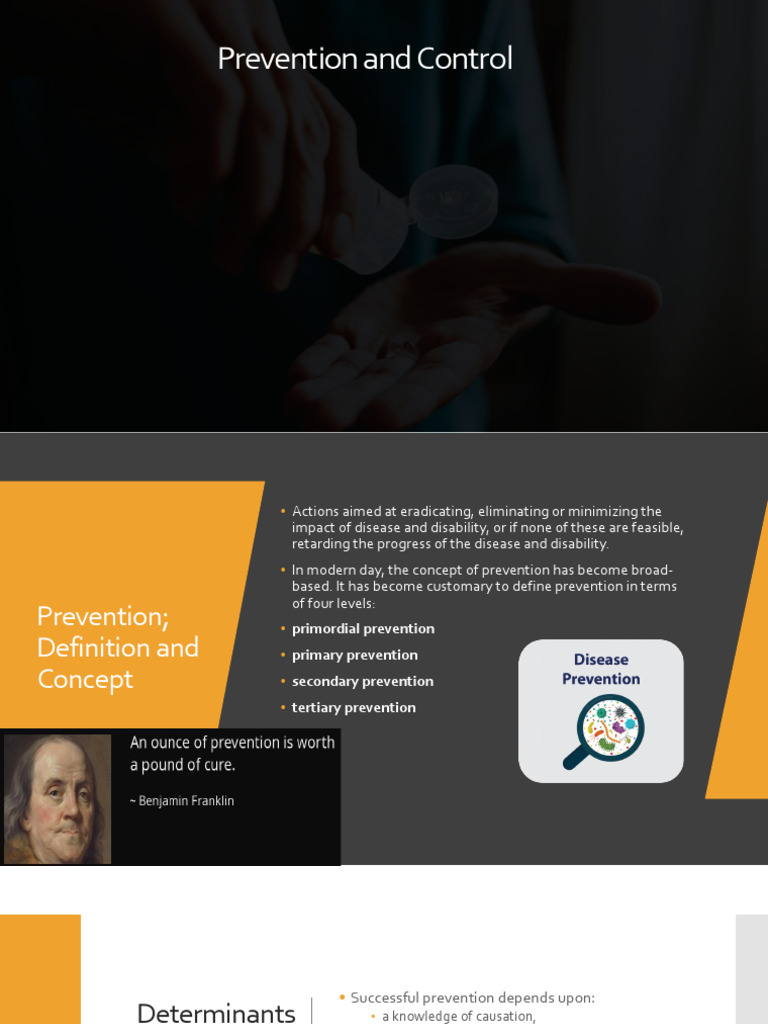 Disease Prevention and Control Strategies | PDF | Preventive Healthcare ...