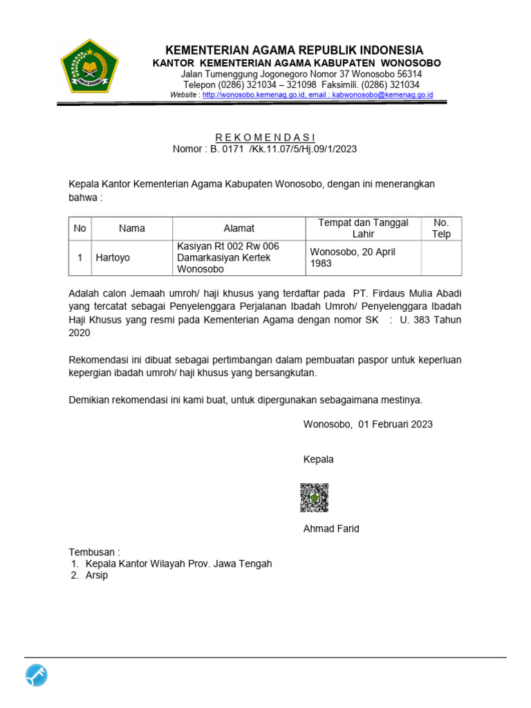 Rekom Hartoyo | PDF