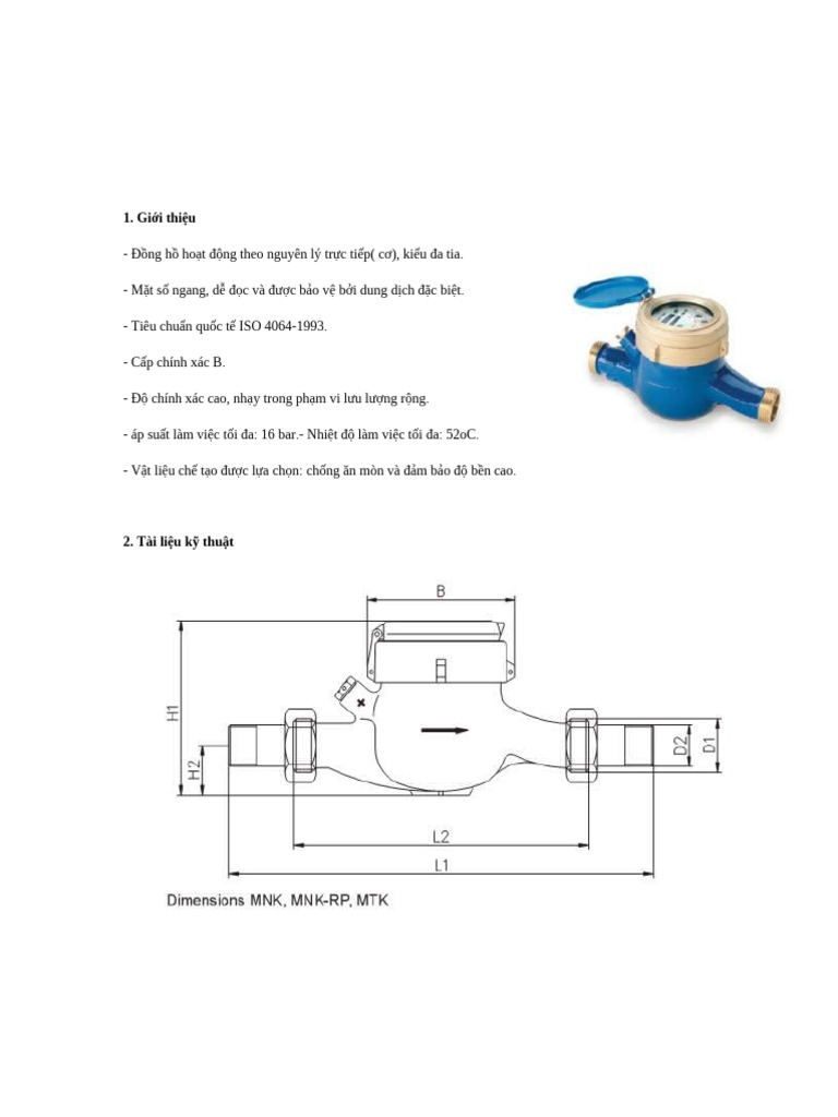 Water Meter | PDF