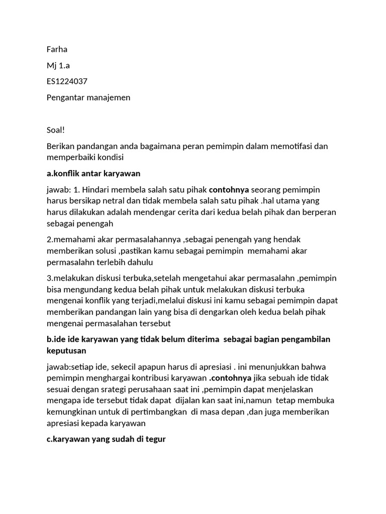 Tugas Kuis Bab 9 | PDF