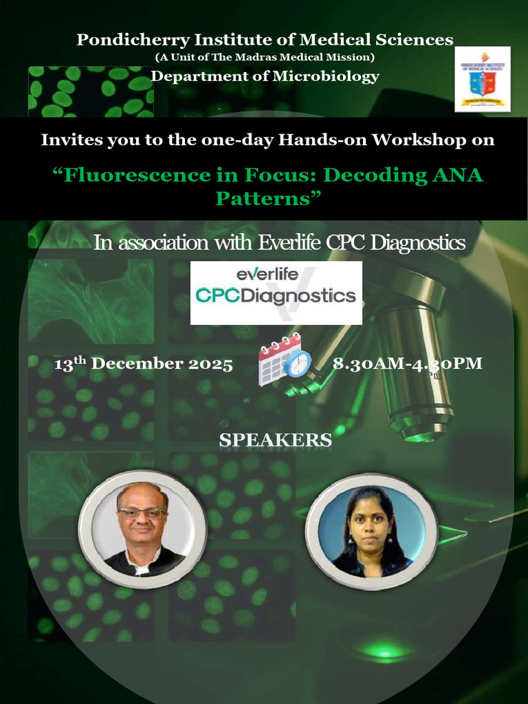 ANA Patterns Workshop in Pondicherry | PDF | Life Sciences