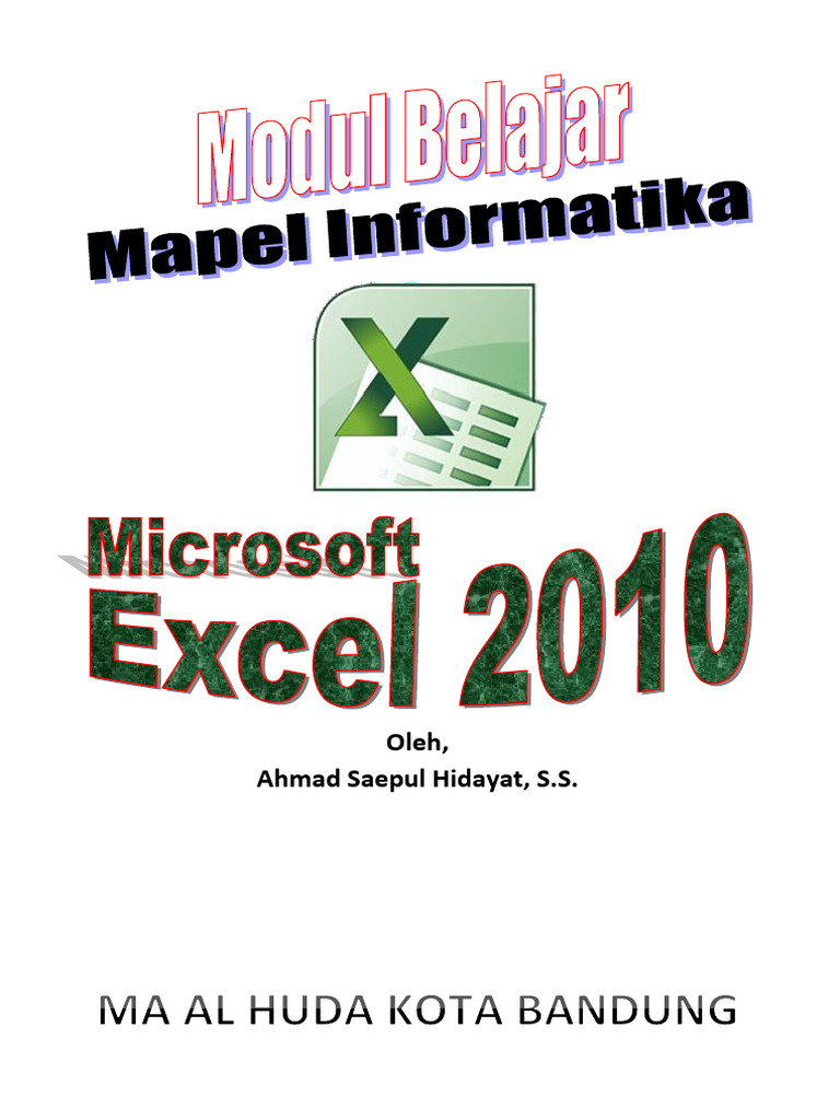 Modul Belajar Pembelajaran 1 Excel 2010 (OK) | PDF