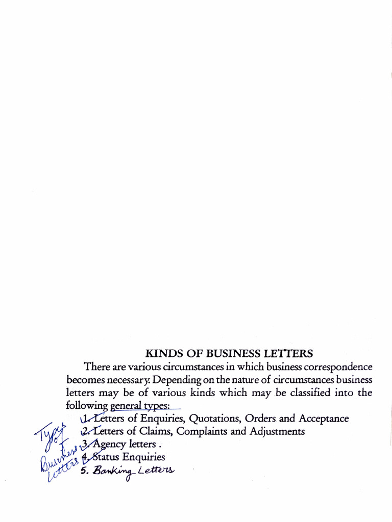 Sample Business Letters | PDF