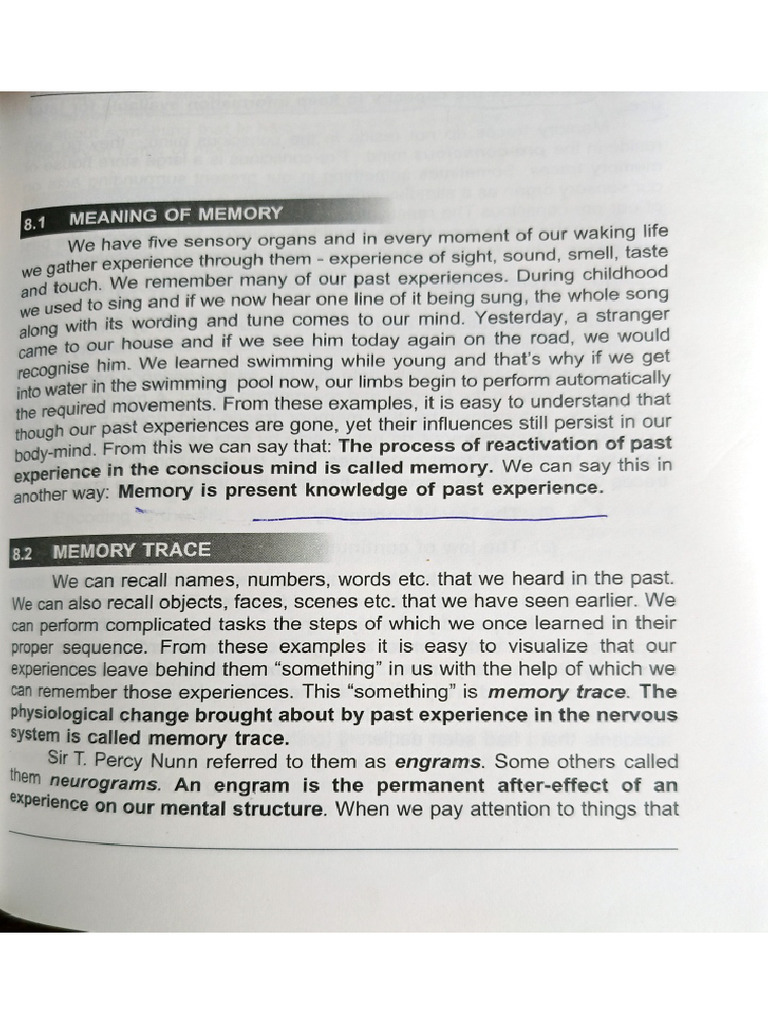 Memory and Forgetting | PDF