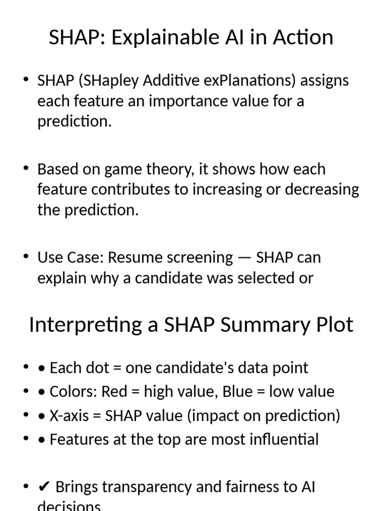 SHAP Explainer Slides | PDF