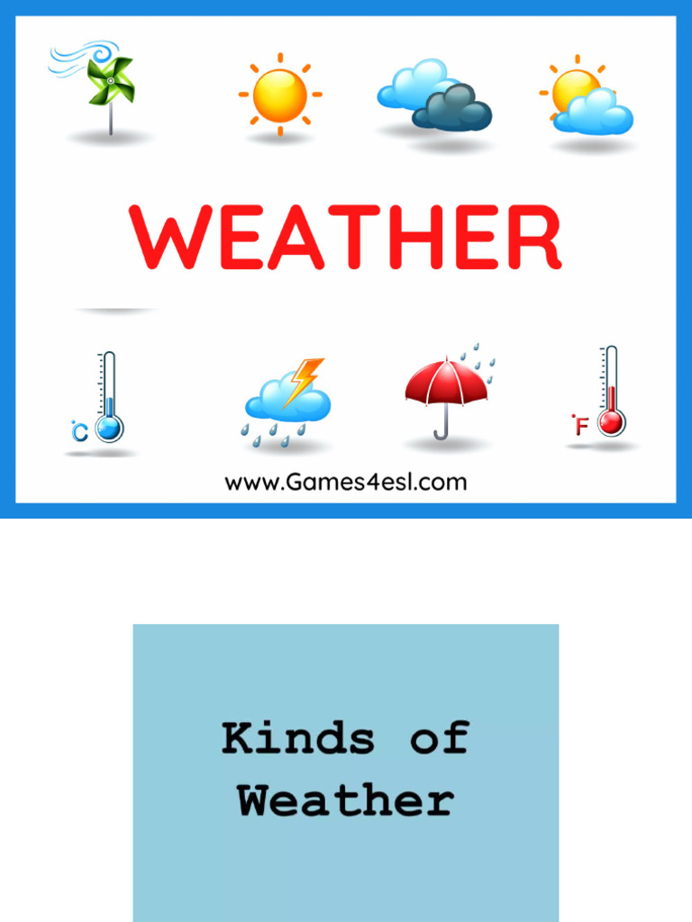 Weather Conditions gr.3 | PDF