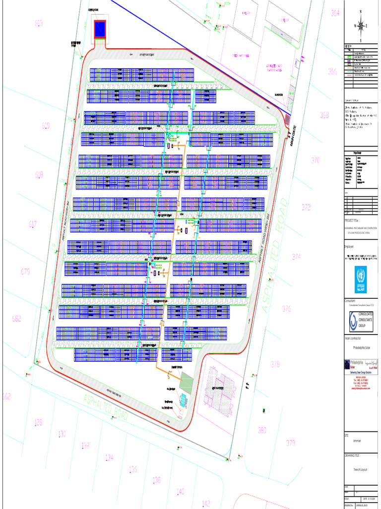 Trench Layout for 3MW PV System | PDF