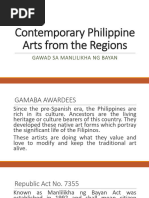 GAMABA Awardees and Their Artworks | PDF | Weaving | Philippines