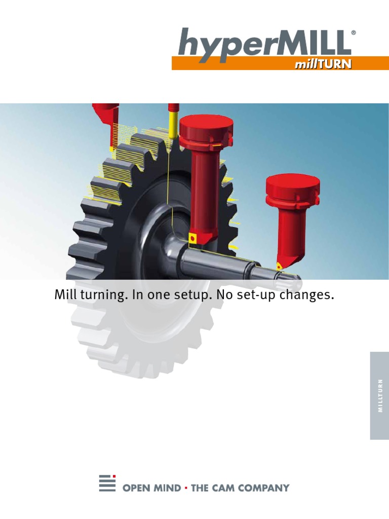 HyperMILL MillTURN en 01 | PDF | Drilling | Machining