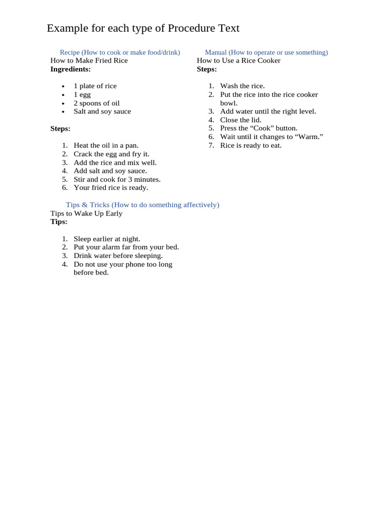 Recipe Pdf