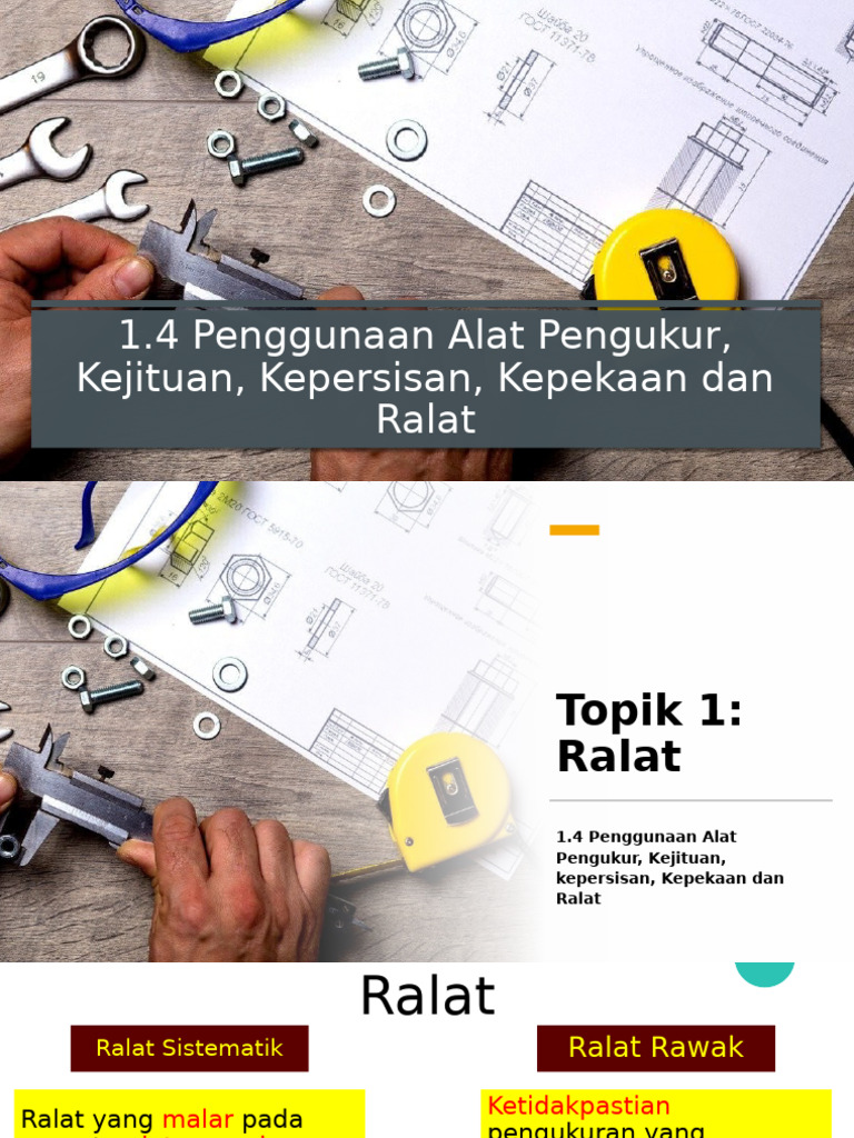 4 Penggunaan Alat Pengukur, Kejituan, Kepersisan, Kepekaan Dan Ralat | PDF