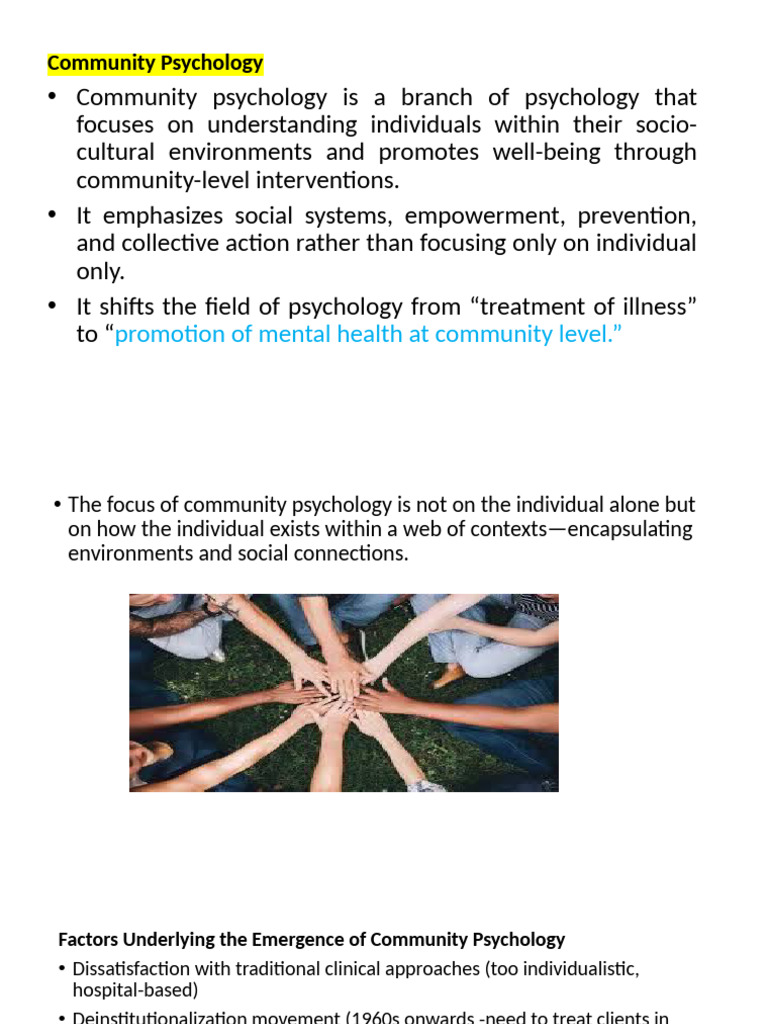 Understanding Community Psychology Concepts | PDF | Unemployment | System