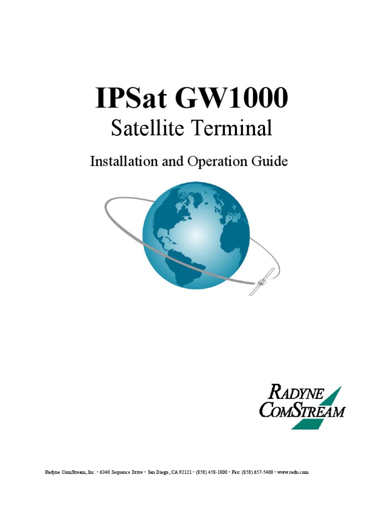 Gw1000 Manual | PDF | Gateway (Telecommunications) | Forward Error ...