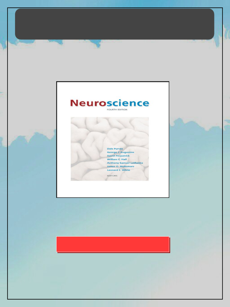 Neuroscience Issue 4th 4th Edition Dale Purves Complete Edition | PDF ...