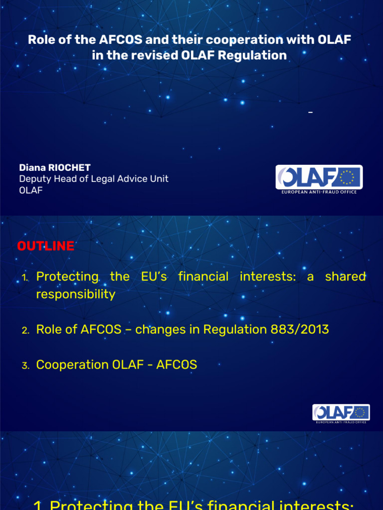 AFCOS and OLAF: Cooperation Insights | PDF | Governance | Public Law