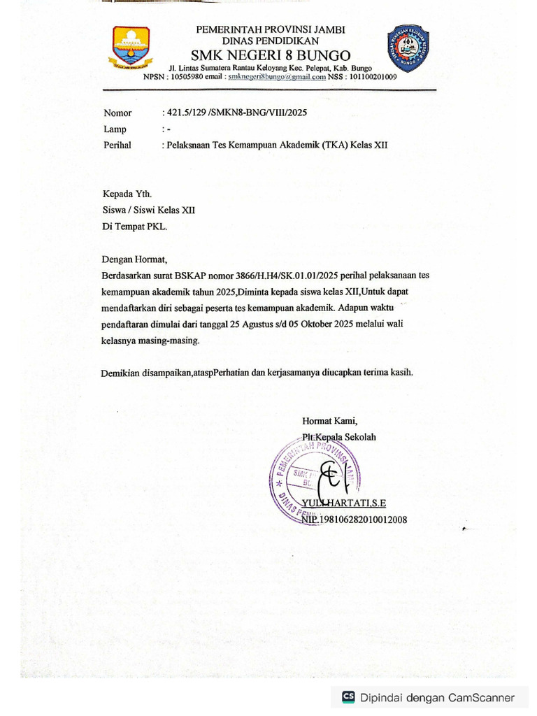 Surat TKA | PDF