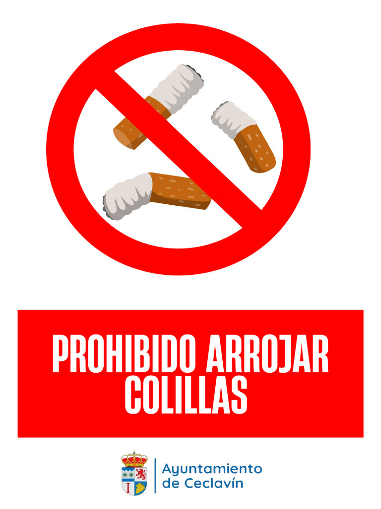 Prohibido Tirar Colillas | PDF